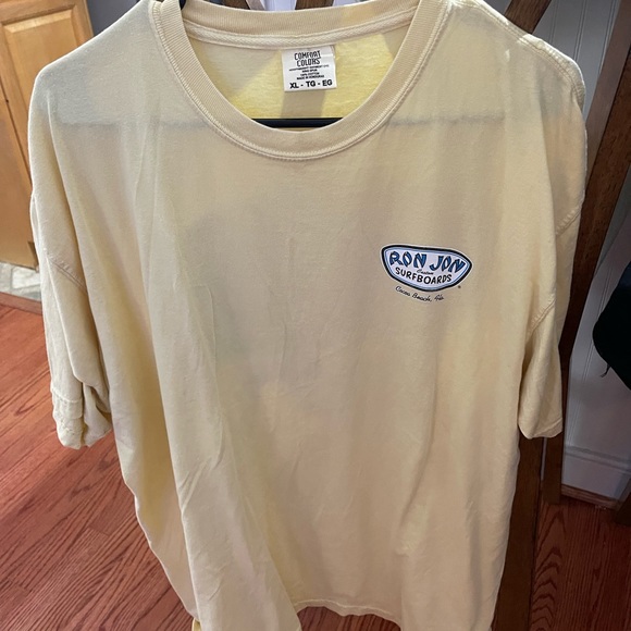 Ron Jon | Tops | Ron Jon Surfboards Yellow Tshirt | Poshmark